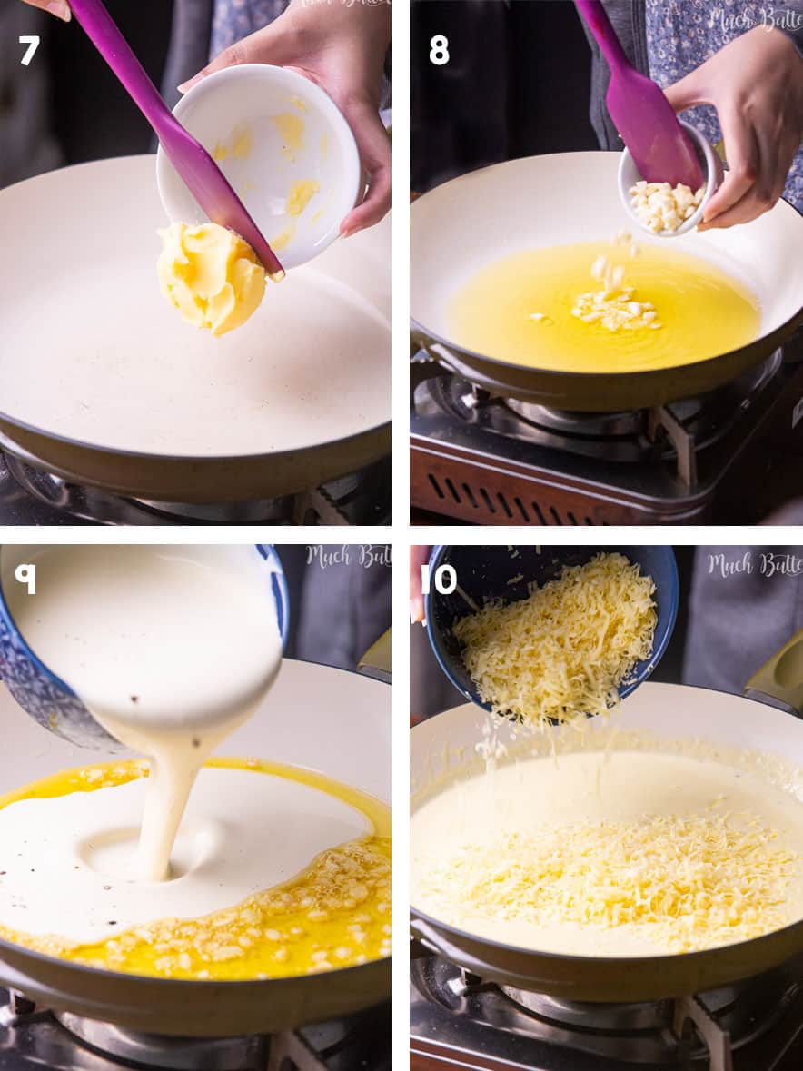 Chicken Alfredo Fusilli Pasta | Creamy, Cheesy, & Tasty - Much Butter