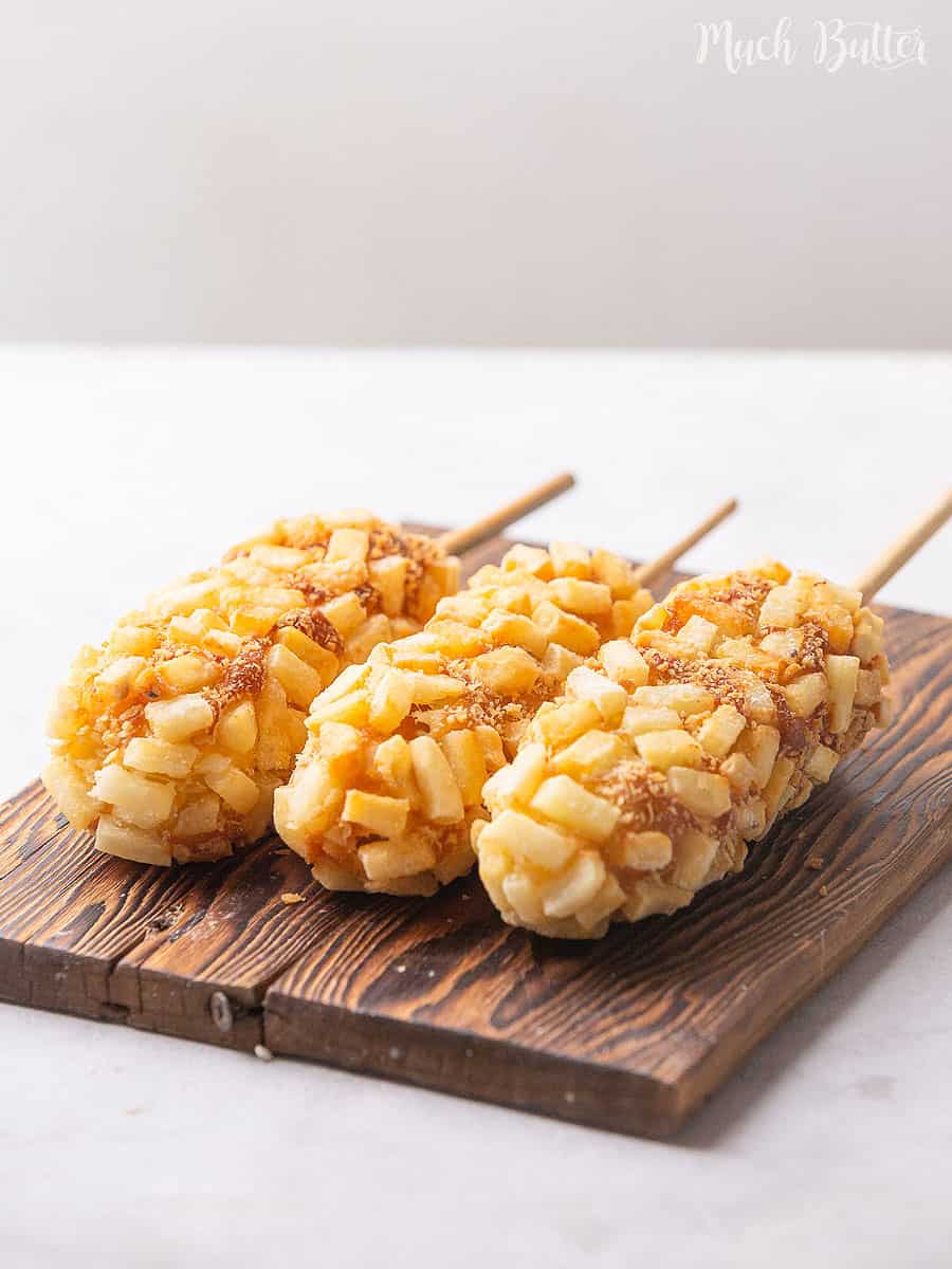 Korean Corn Dog (French Fry Toppings) - Much Butter