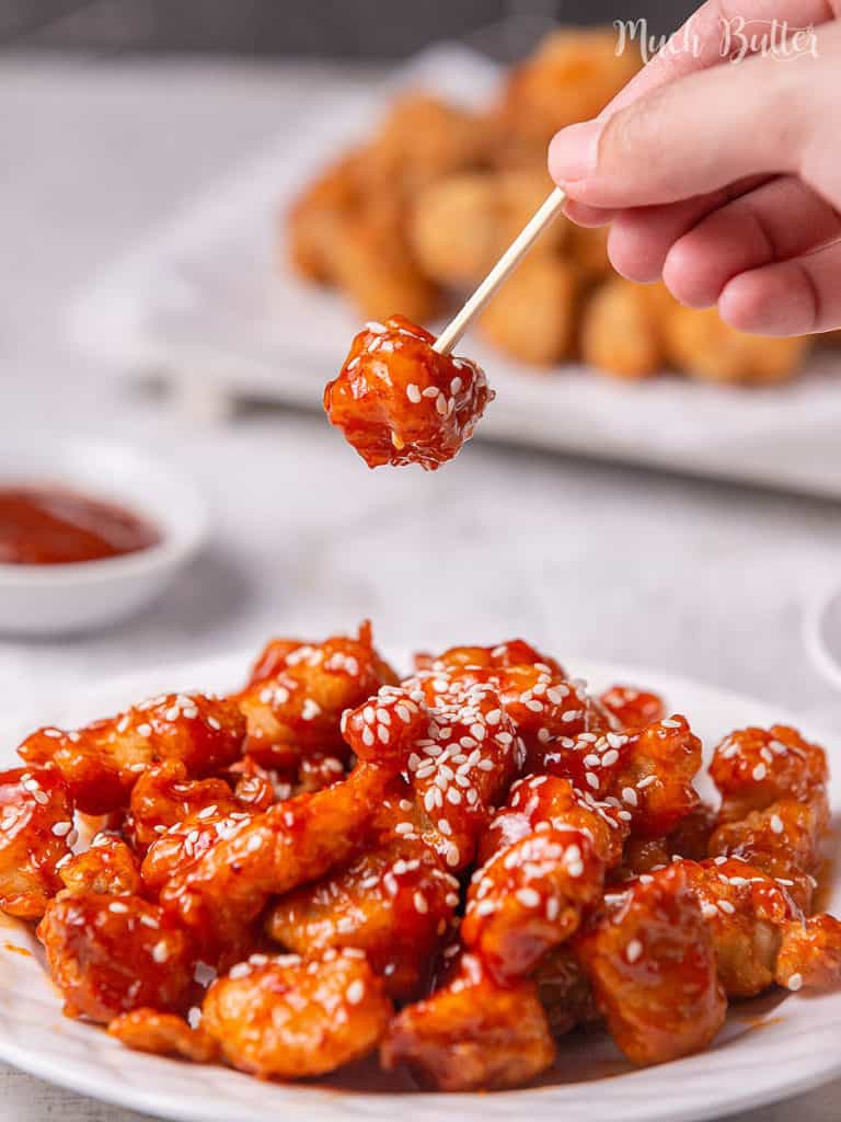 Crispy Popcorn Chicken | Bite-Sized Snack - Much Butter