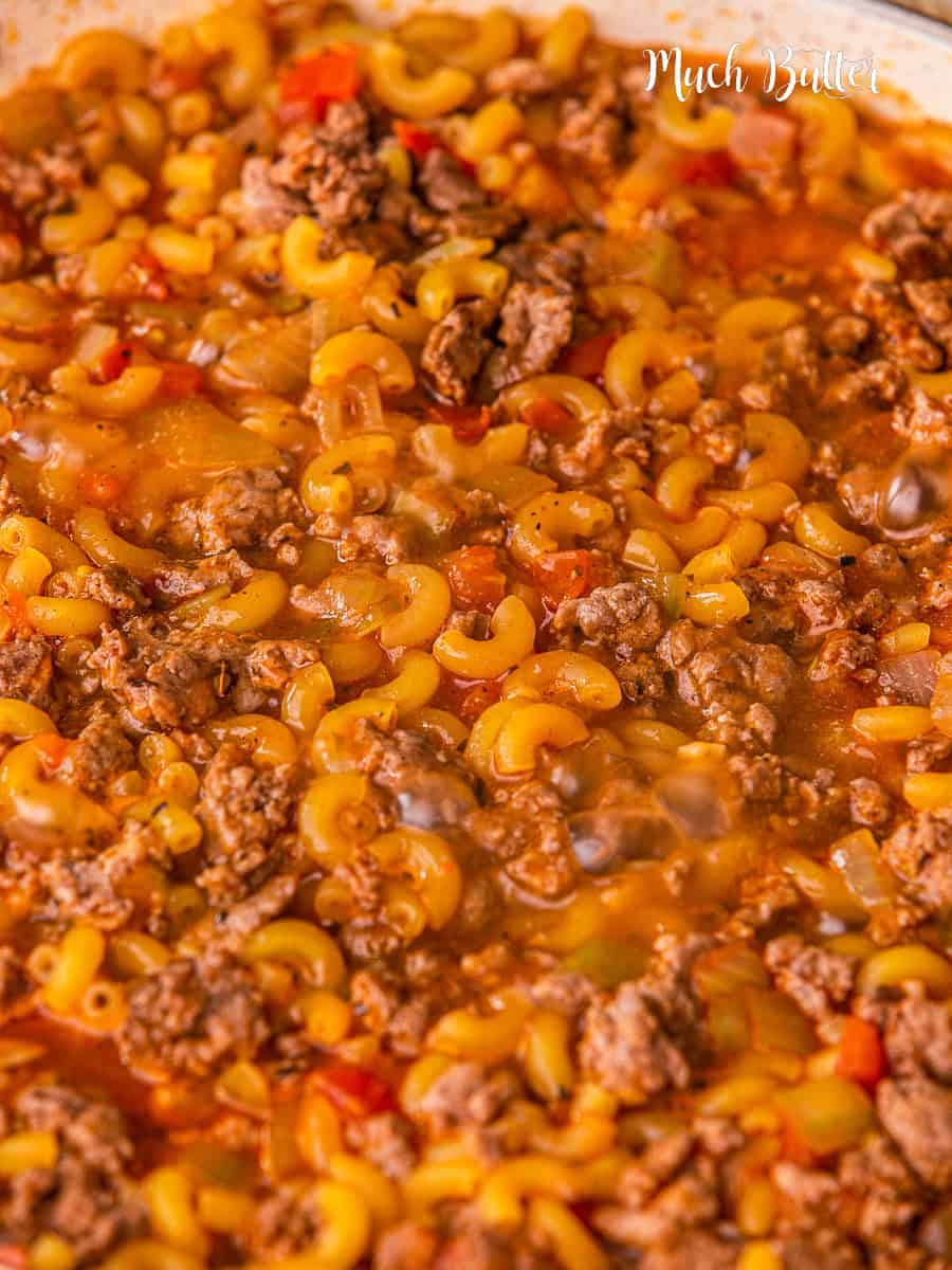Cheeseburger Casserole - Much Butter