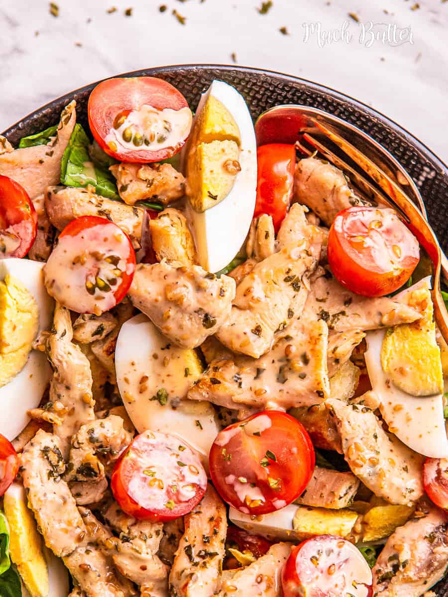 Easy Chicken Salad Bowl - Much Butter