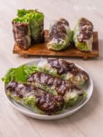 Korean Beef BBQ Spring Roll - Much Butter