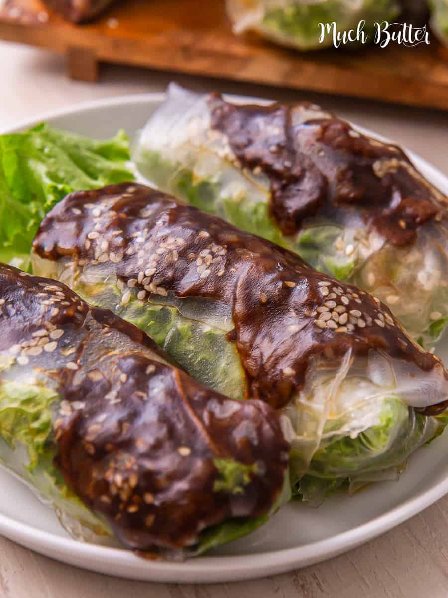 Korean Beef BBQ Spring Roll - Much Butter