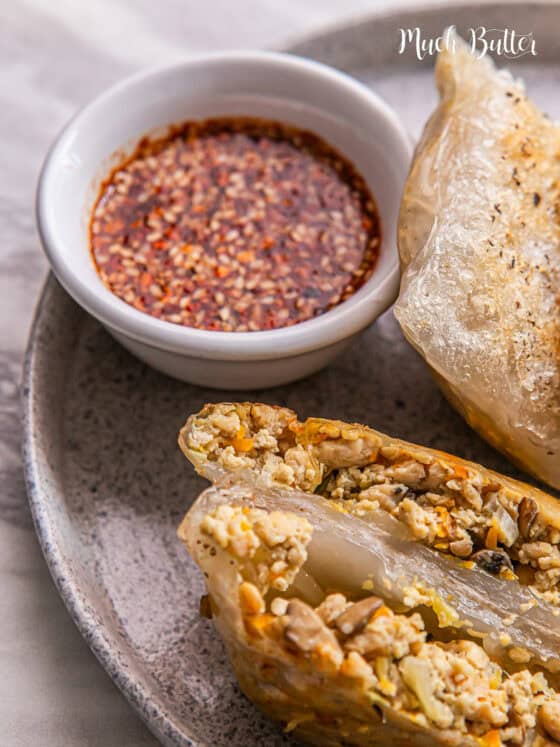 Crispy Rice Paper Dumpling - Much Butter
