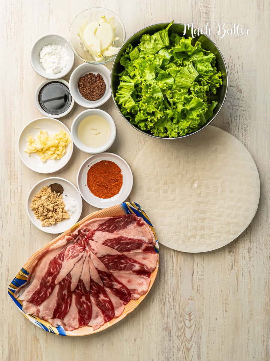 Korean Beef BBQ Spring Roll - Much Butter