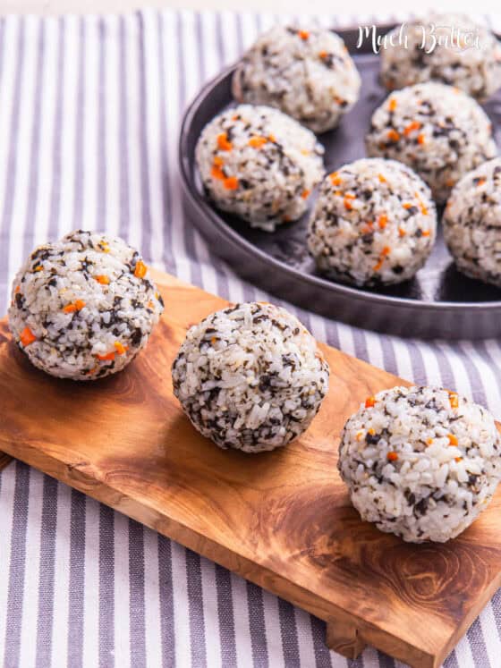 Jumeokbap Korean Rice Balls - Much Butter
