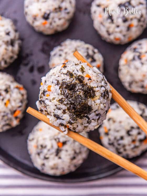 Jumeokbap Korean Rice Balls - Much Butter