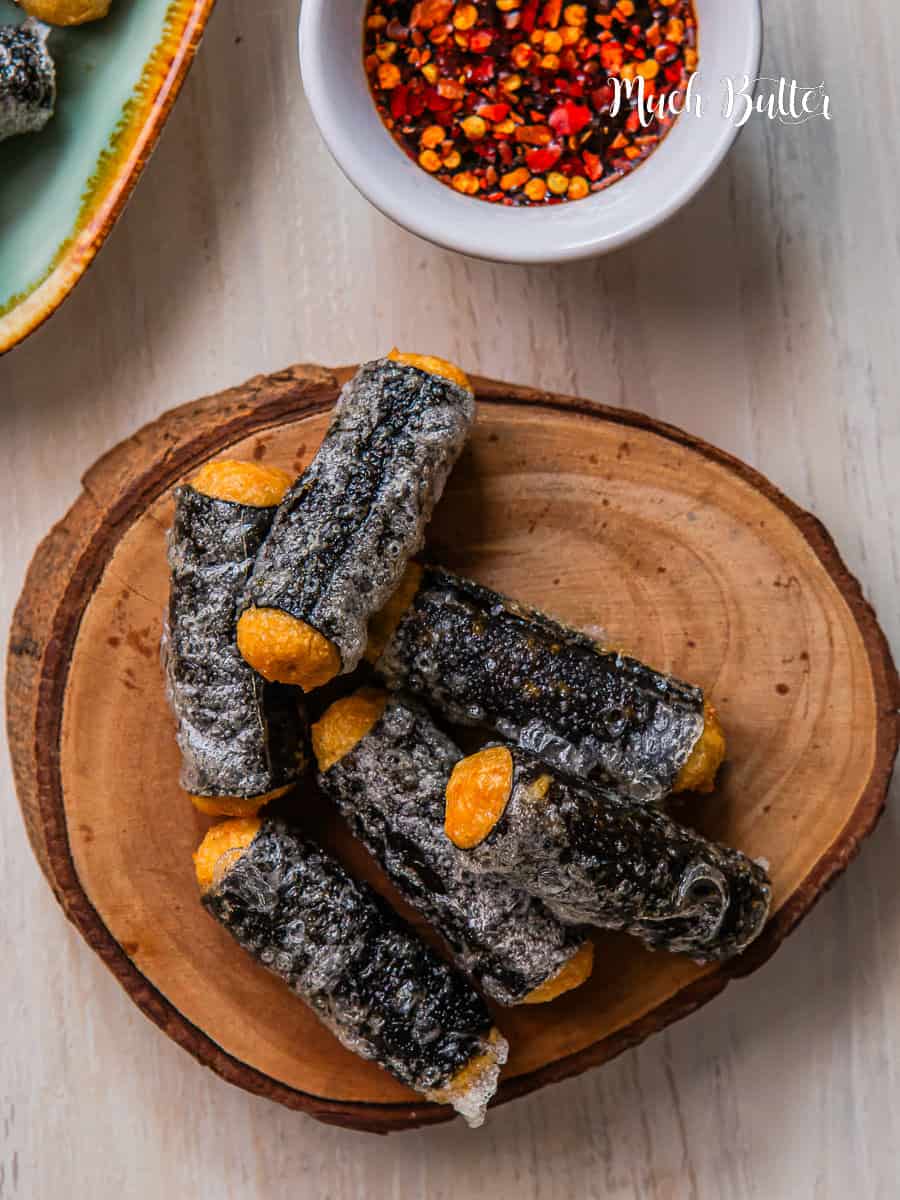 Chicken Nori Roll, Gimmari Inspired Recipe - Much Butter