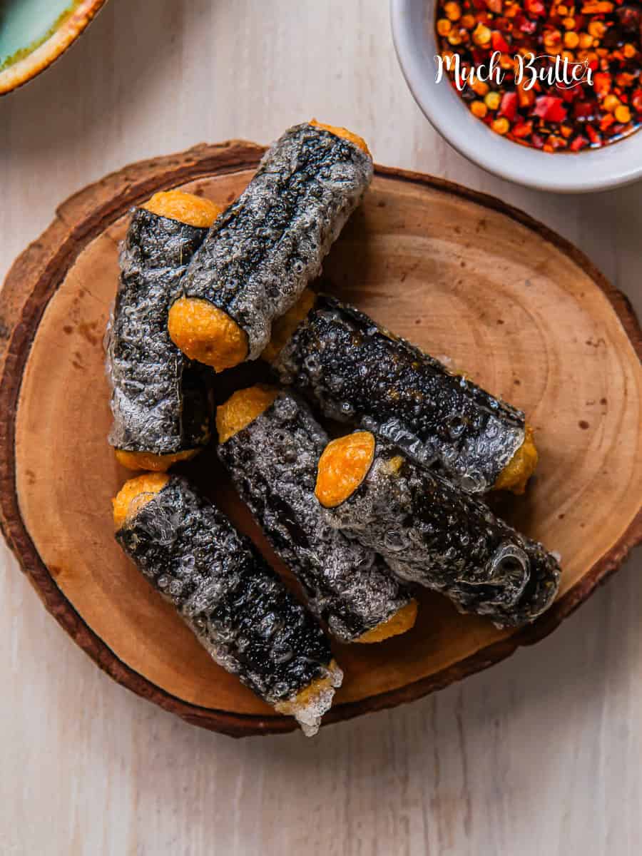 Chicken Nori Roll, Gimmari Inspired Recipe - Much Butter