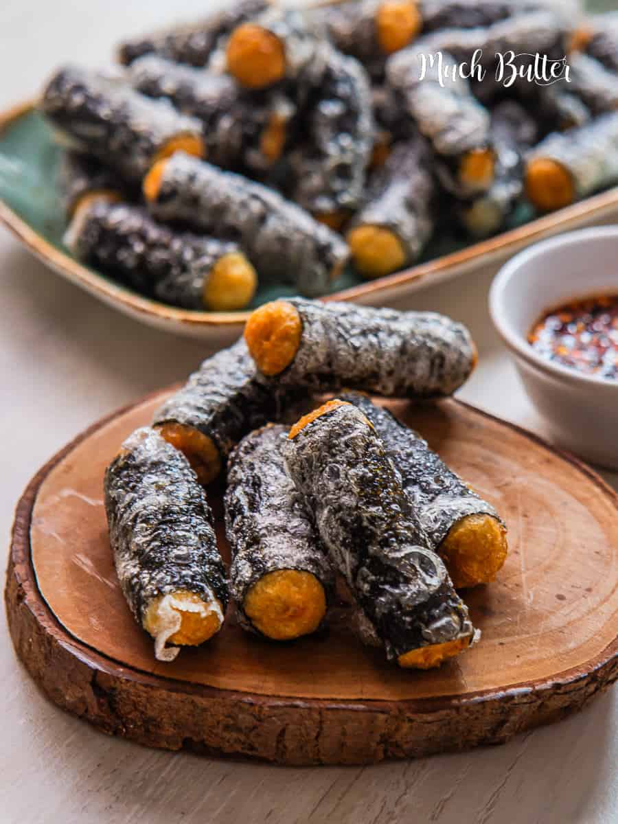 Chicken Nori Roll, Gimmari Inspired Recipe - Much Butter