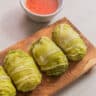 Steamed Chinese Cabbage Roll with Sweet and Spicy Sauce - Much Butter