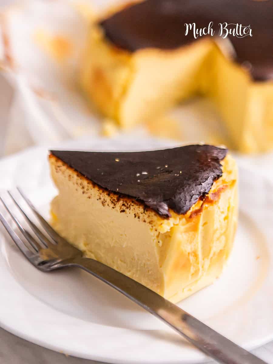 Basque Burnt Cheesecake - Much Butter