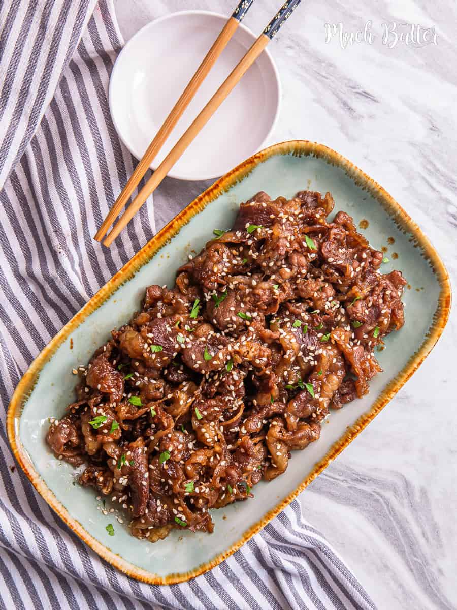 Quick Beef Yakiniku Stir Fry Recipe - Much Butter