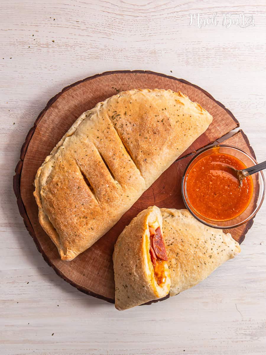 Easy Homemade Calzone - Much Butter
