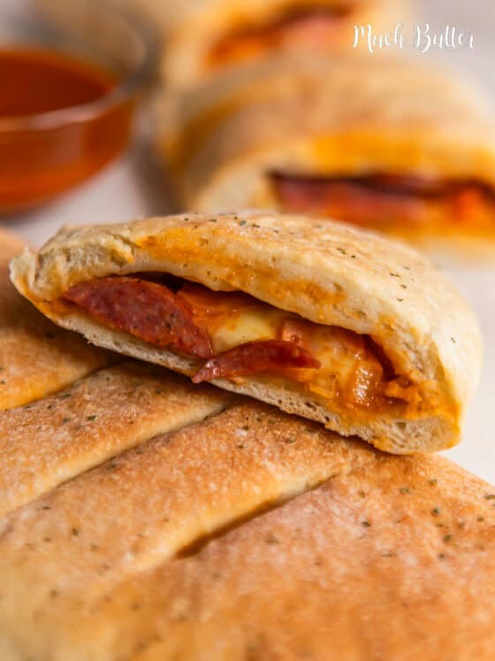 Easy Homemade Calzone - Much Butter