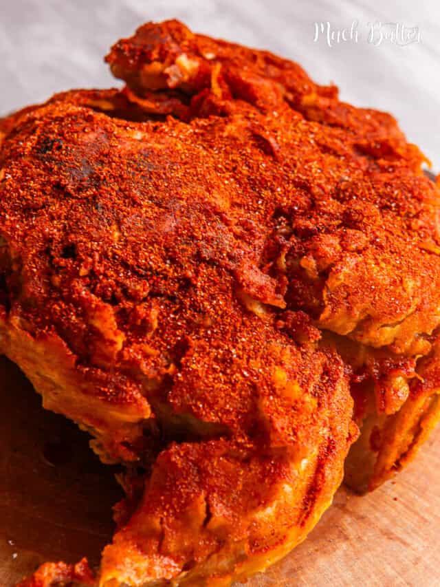 Spicy Deep Fried Whole Chicken - Much Butter