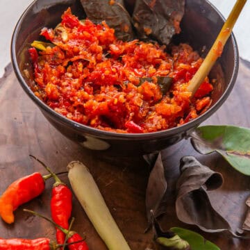 How To Make Tomato Sambal - Much Butter