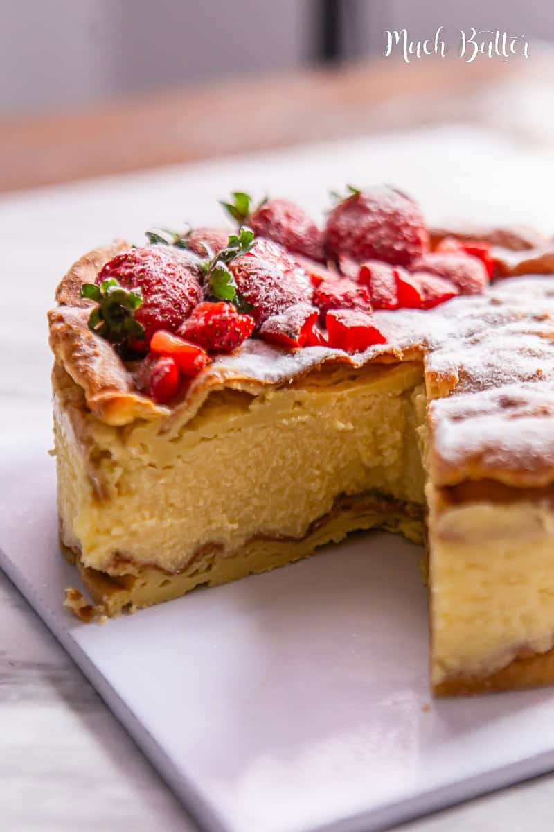 Karpatka - Polish Carpathian Mountain Cream Cake - Much Butter