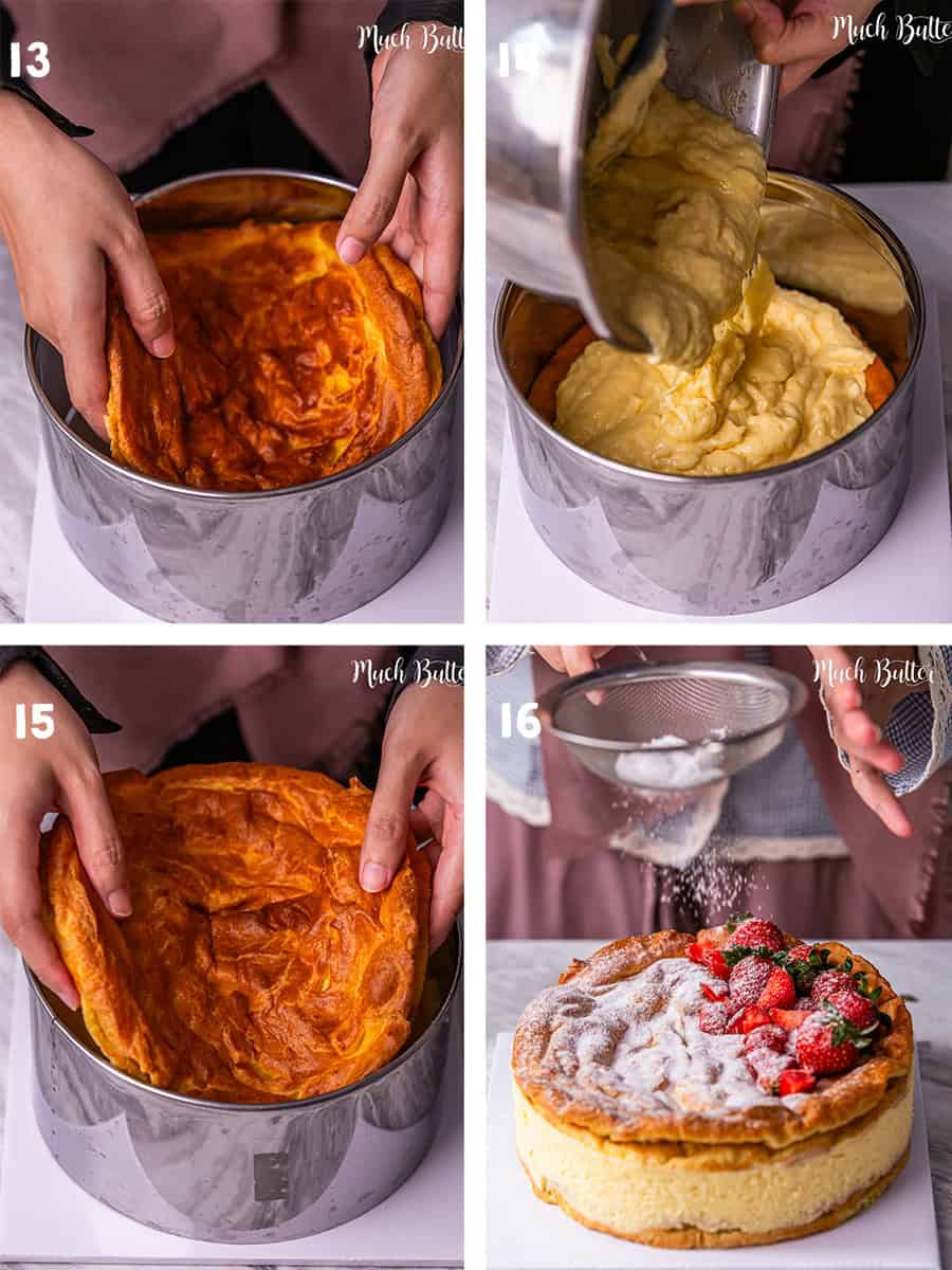 Karpatka - Polish Carpathian Mountain Cream Cake - Much Butter