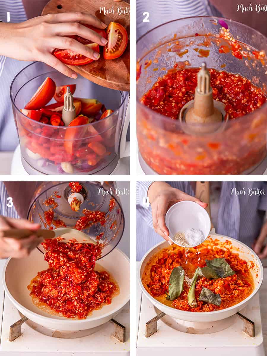 How To Make Tomato Sambal - Much Butter