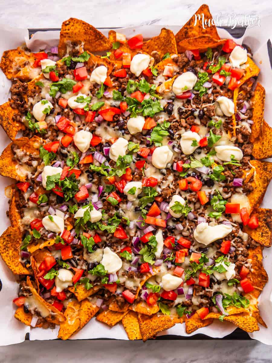 Beef Nachos Supreme - Much Butter