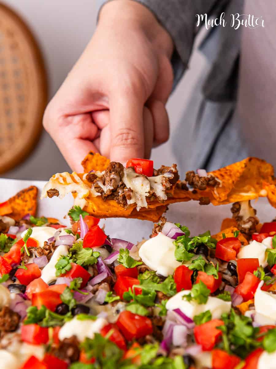 Beef Nachos Supreme - Much Butter