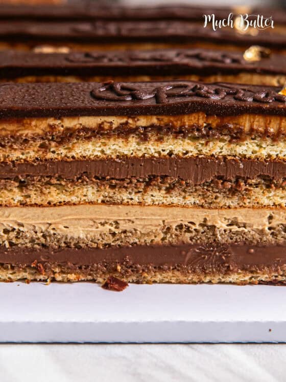 Opera Cake - Step by Step Recipe Much Butter