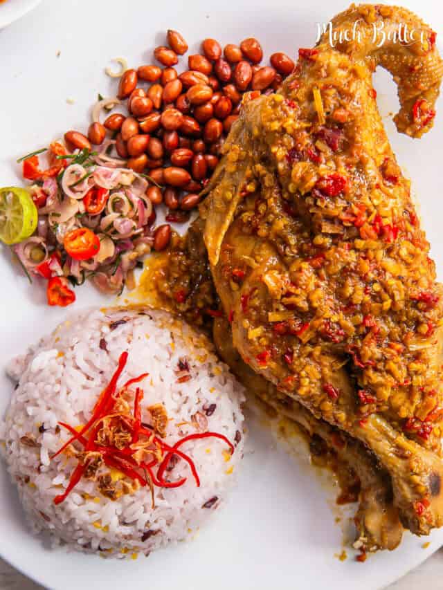 Balinese Betutu Chicken with Sambal Matah - | Ayam Betutu Bali - Much ...