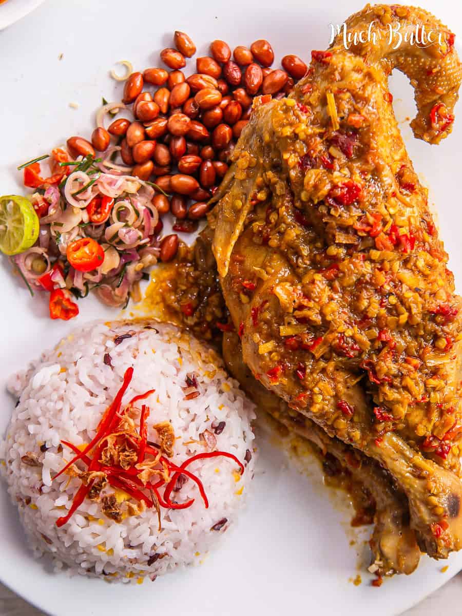 Balinese Betutu Chicken with Sambal Matah - | Ayam Betutu Bali - Much ...