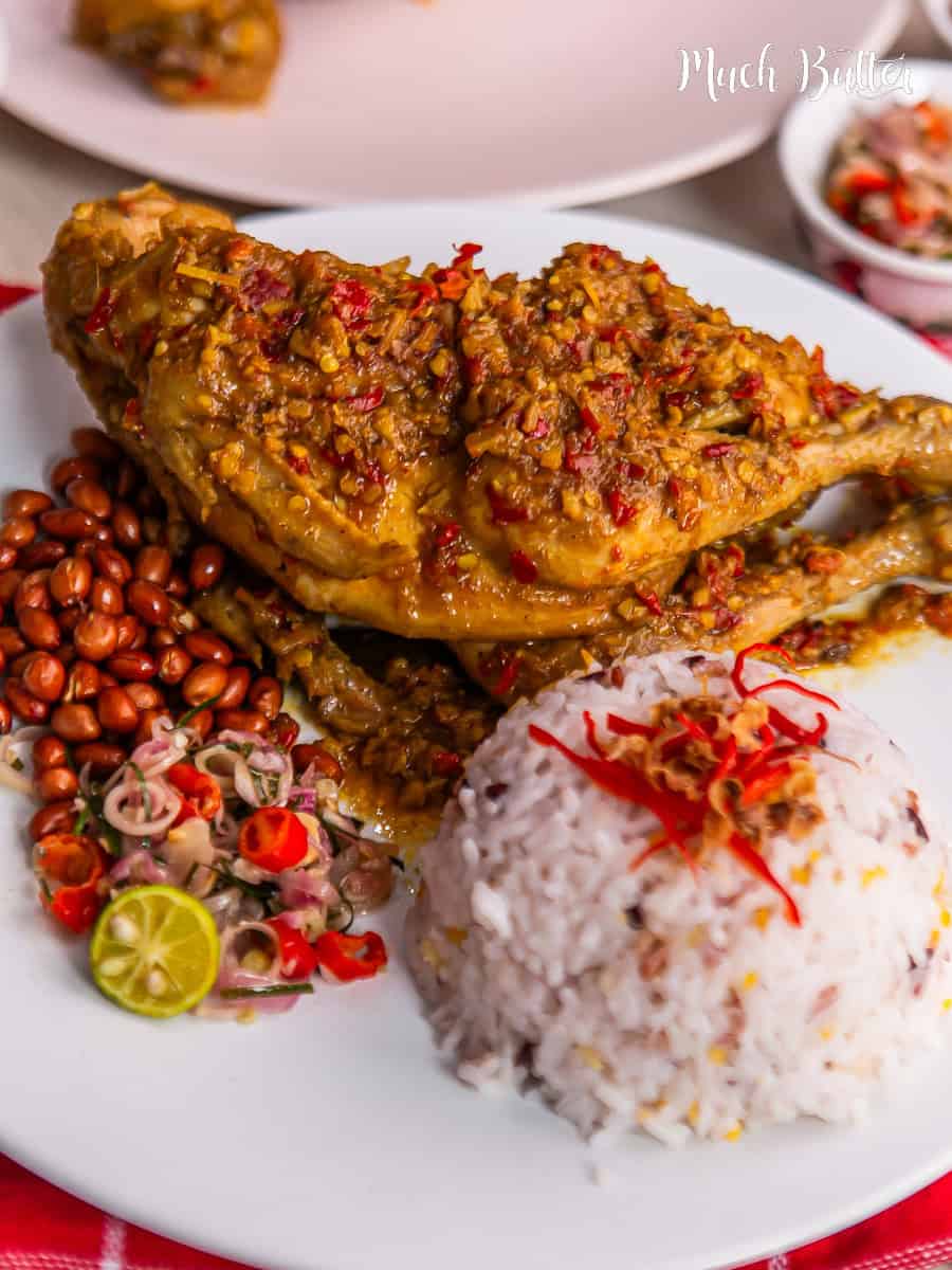 Balinese Betutu Chicken with Sambal Matah - | Ayam Betutu Bali - Much ...