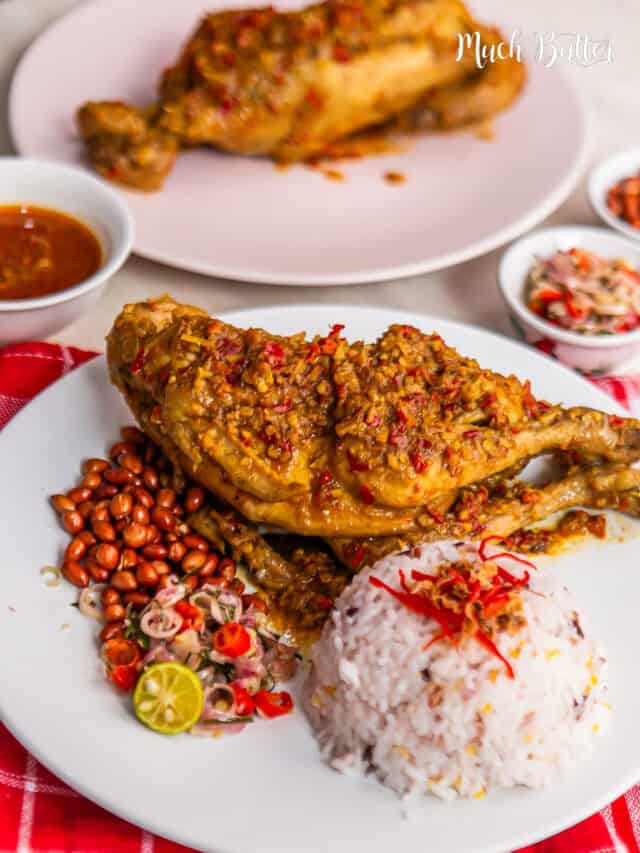Balinese Betutu Chicken with Sambal Matah - | Ayam Betutu Bali - Much ...