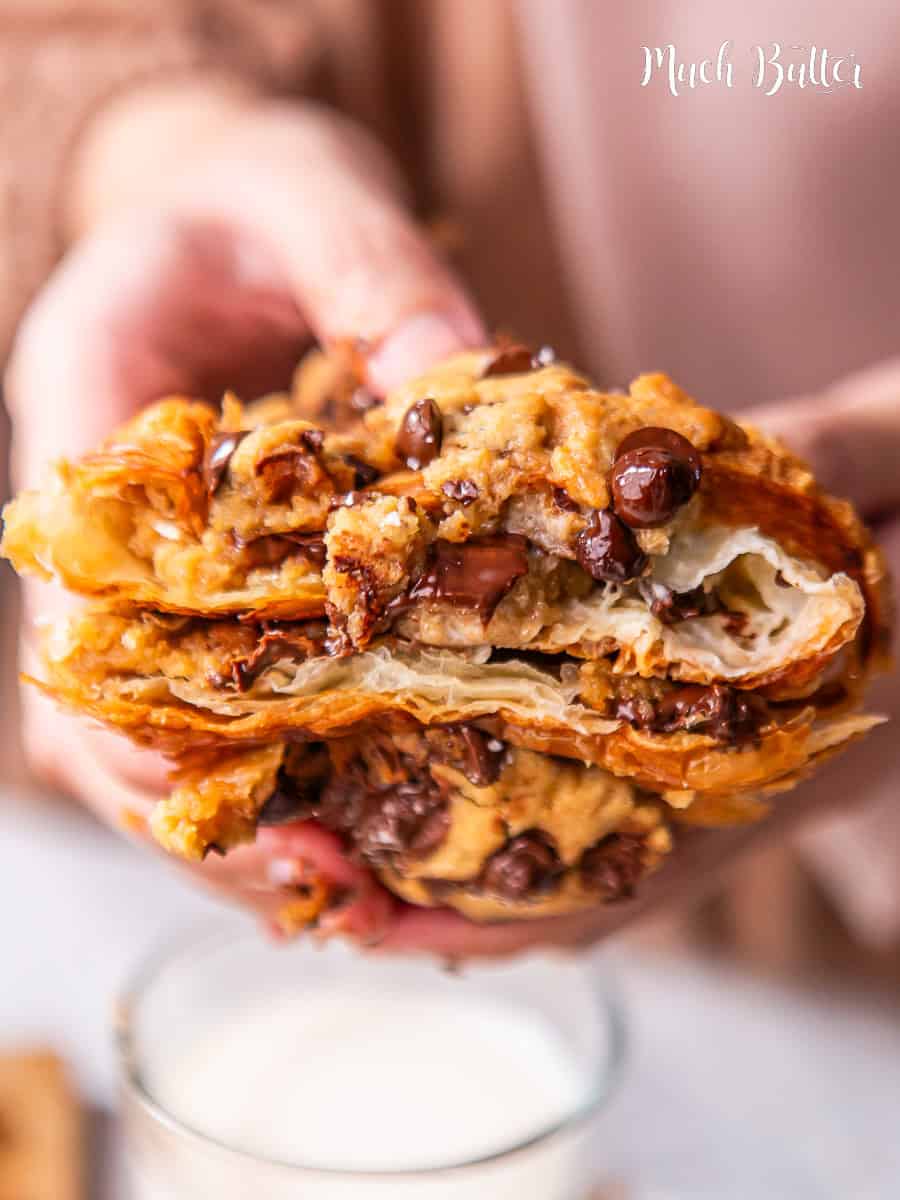 Cookie Croissant (Le Crookies)- A Paris Viral Recipe - Much Butter