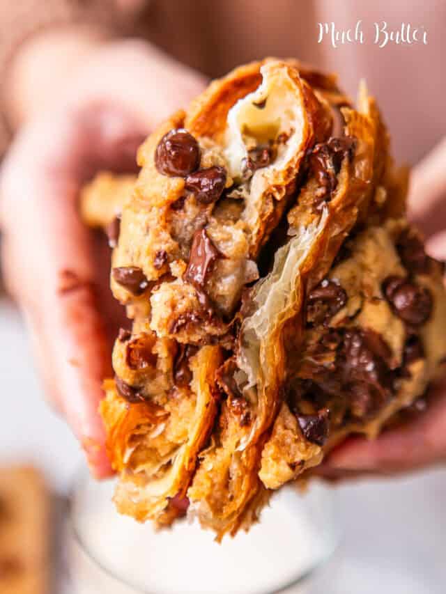 Cookie Croissant (Le Crookies)- A Paris Viral Recipe - Much Butter