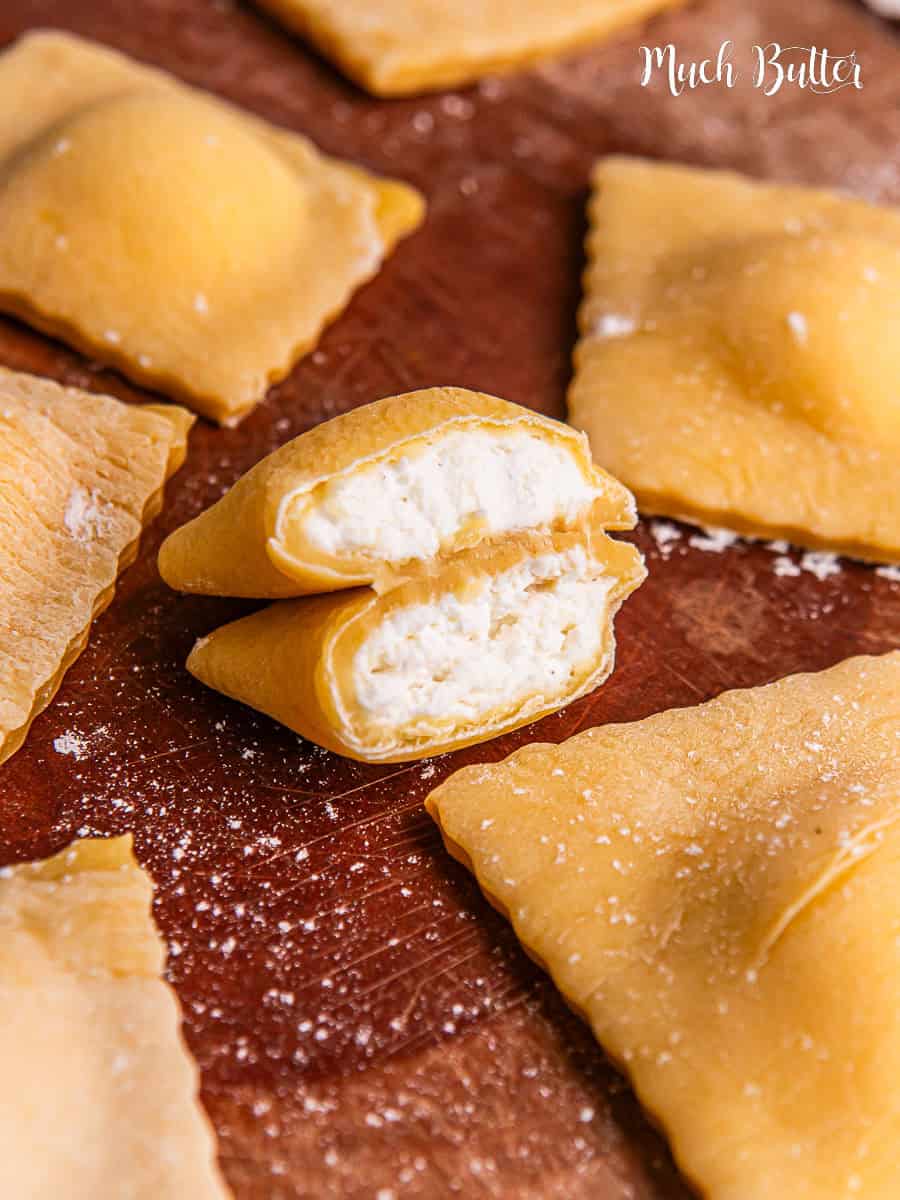 Homemade Ravioli Ricotta (from scratch) - Much Butter