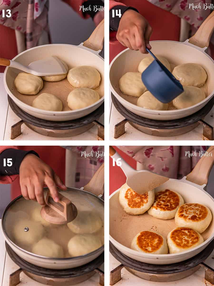 Vegetable Pan-fried Bun with Noodles - Much Butter