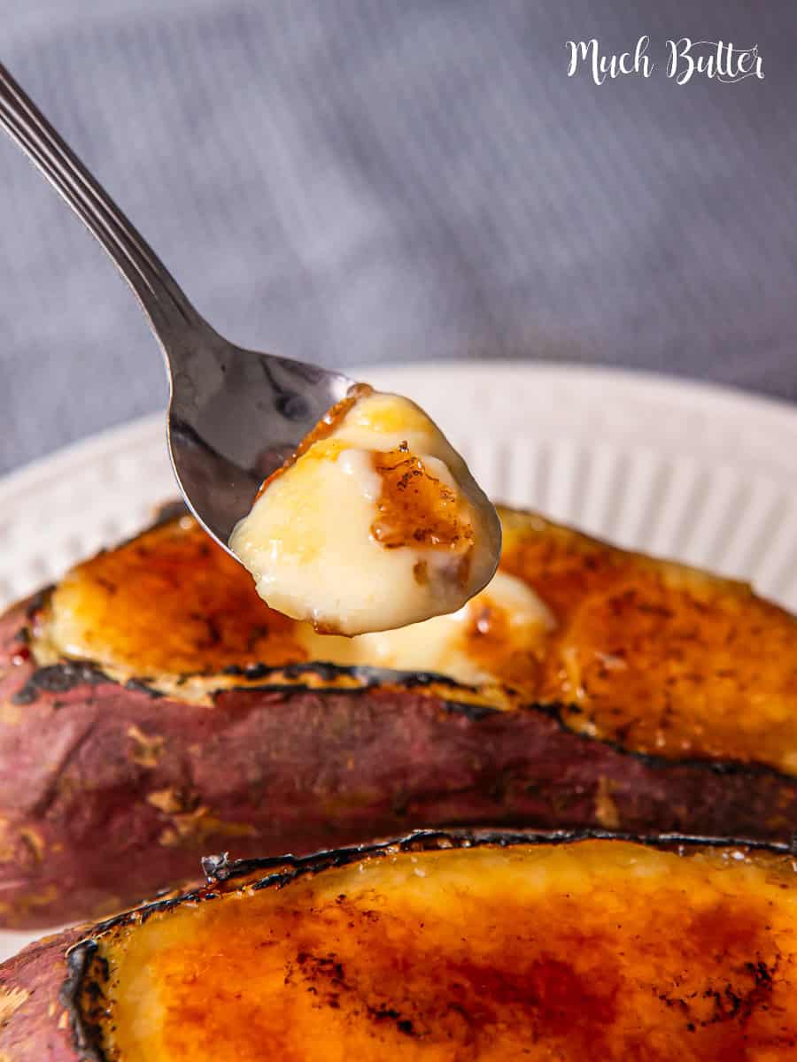 Japanese Sweet Potato Crème Brûlée - Viral Dessert 2024 Recipe | Much ...