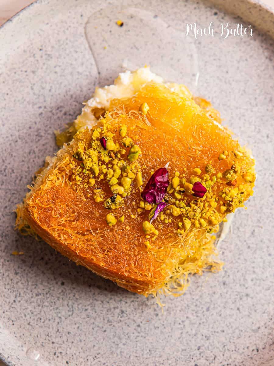Knafeh Recipe - Much Butter