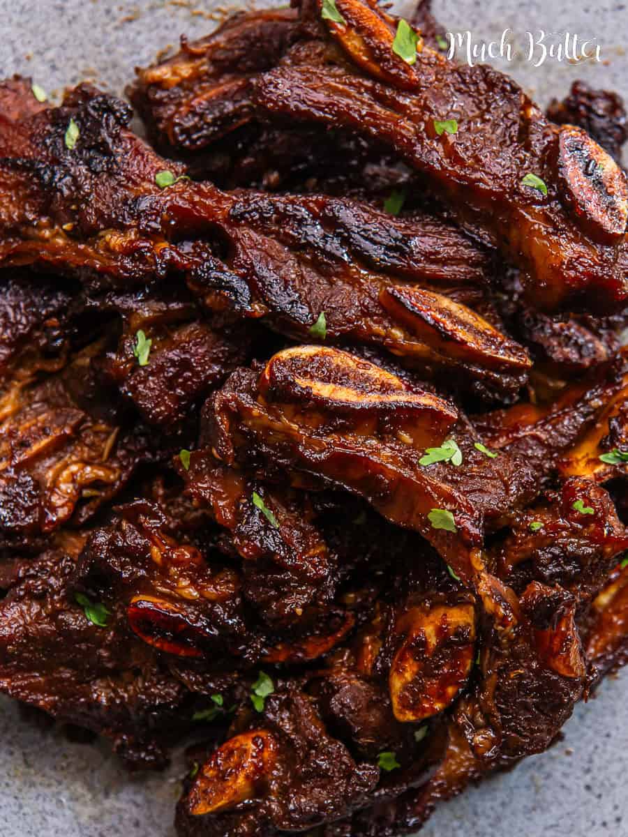 Sweet Grilled Short Ribs - Much Butter