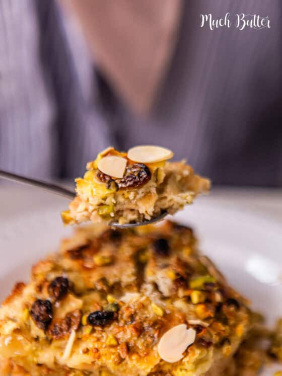 Om Ali - Hearty Egyptian Bread Pudding Recipe - Much Butter