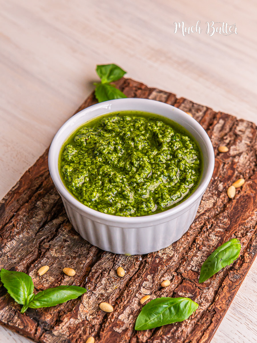 Homemade Basil Pesto - Much Butter