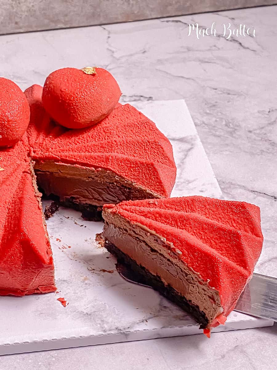 Velvet Entremet Chocolate Cake - Much Butter