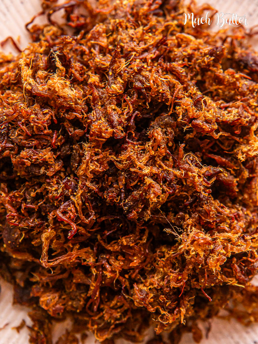 Homemade Beef Floss (Abon Sapi) - Much Butter
