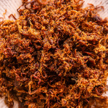 Homemade Beef Floss (Abon Sapi) - Much Butter