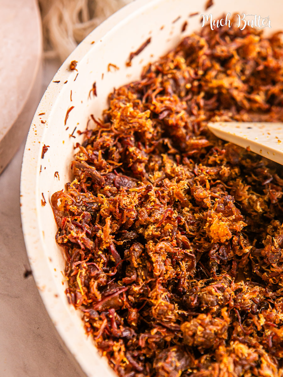 Homemade Beef Floss (Abon Sapi) - Much Butter