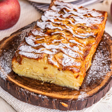 Invisible Apple Cake - Much Butter