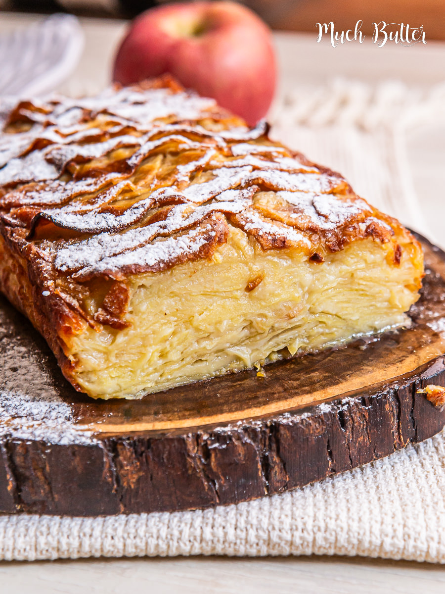 Invisible Apple Cake - Much Butter