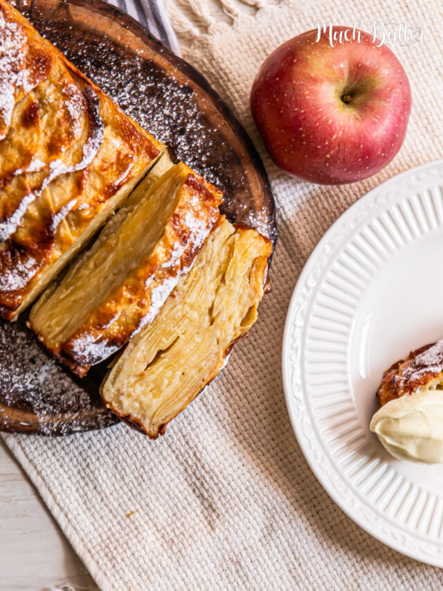 Invisible Apple Cake - Much Butter