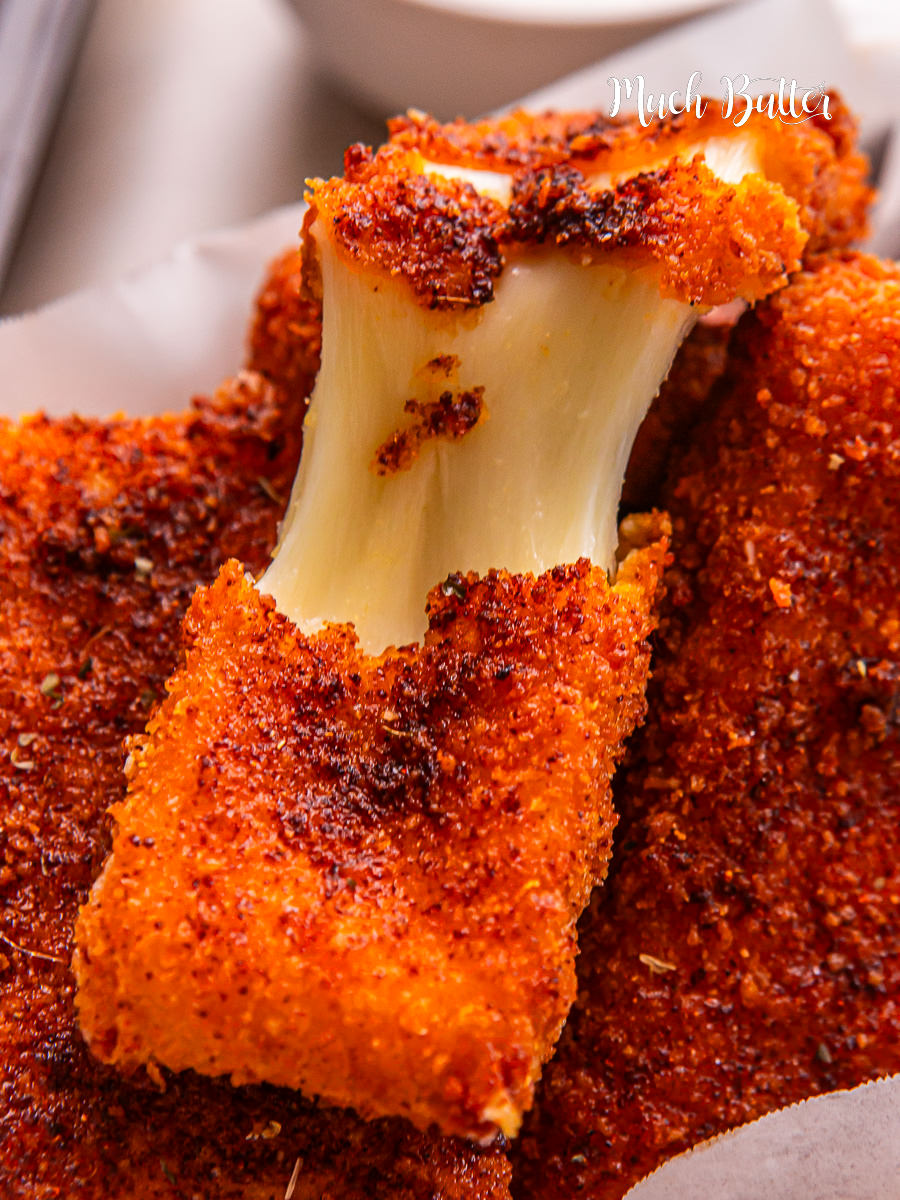 Nashville Hot Mozzarella Stick - Your spicy snack friend! Much Butter