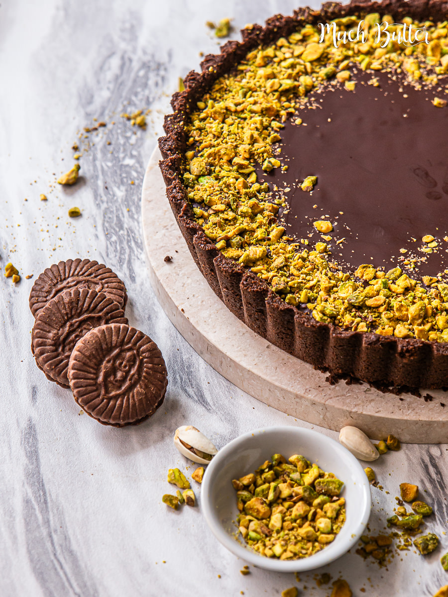 Dubai Pistachio Chocolate Pie - Much Butter