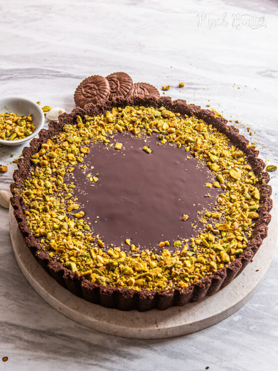 Dubai Pistachio Chocolate Pie - Much Butter